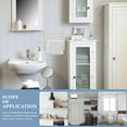 BESTYASH 3Pcs Simple Design White Pegboard Paper Towel Rack for Kitchen ...