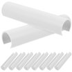 200 pcs Clear Plastic Collar Stays No Rust Collar Fixed 55mm Collar ...