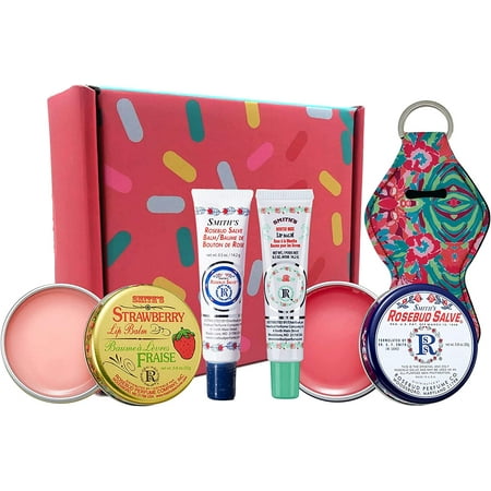 Smith's Rosebud Salve, Strawberry And Minted Rosebud Lip Balm Gift Set ...