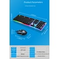 Luminous Chasing Leopard G21 Mechanical Feel Wired USB Backlit Keyboard ...