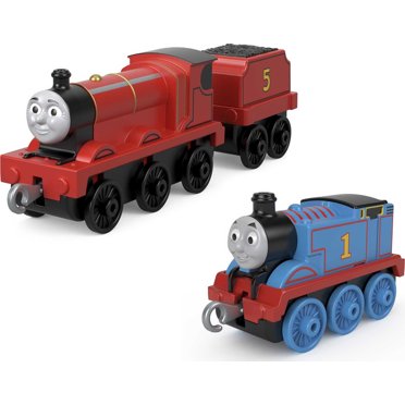 Thomas & Friends TrackMaster Push-Along James Train Engine - Walmart.com