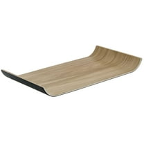 HUBERT® Serving Tray Matte Black Textured Melamine - 14 1/10" L x 10 3/ ...