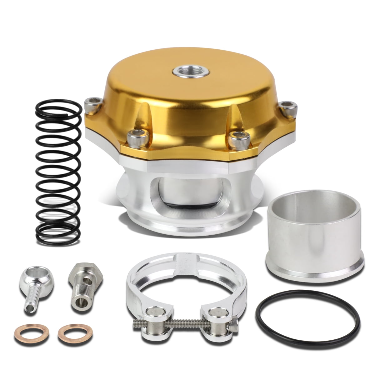Universal 2-Inch Turbo 50mm V-Band Blow-Off Valve Kit (Gold) - Walmart.com