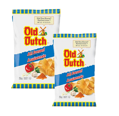 Old Dutch, All Dressed, Potato Chips, Gluten Free (255g/9 oz.) (2 Pack ...