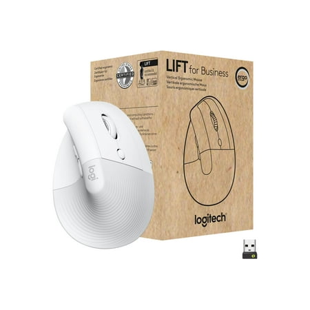 Logitech Lift for Business - Vertical mouse - ergonomic - 6 buttons ...