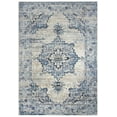 Rizzy Home Encore Blue Traditional Medallion Shag 8' x 10' Area Rug ...