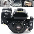 7.5 HP 212CC Gas Engine with Electric Start 4-Stroke Horizontal Shaft ...