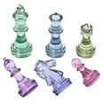 ROZYARD Handmade Chess Pieces Mold UV Crystal Epoxy Mold Home ...