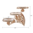 Miumaeov Gold 3 Layers Cake Stand, Cake Candy Fruit Dessert Display ...