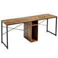 Gymax 2 Person Double Workstation Computer Office Desk with Storage ...