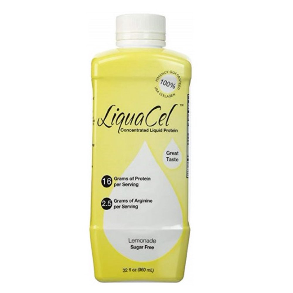 LiquaCel Concentrated Liquid Protein, Sugar-Free Lemonade, 32oz Bottle ...