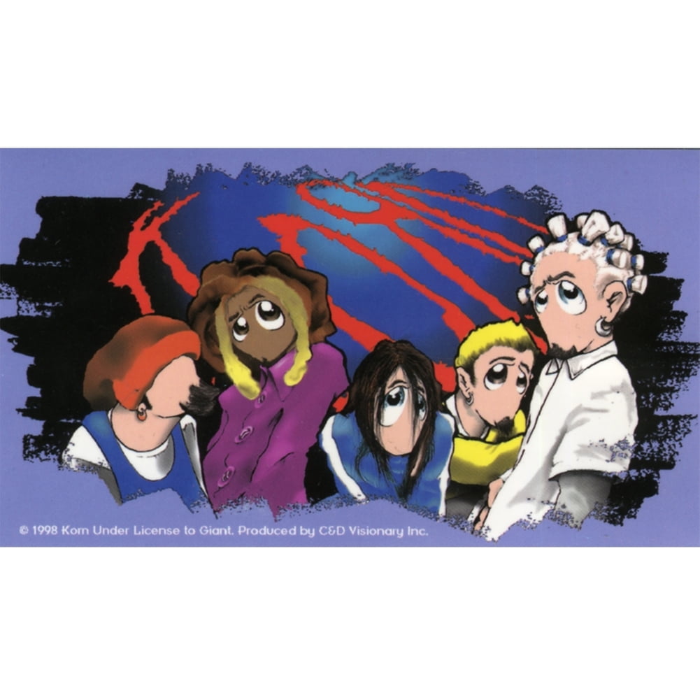 Korn - Cartoon Group Decal - Walmart.com