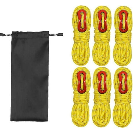 Reflective Tent Ropes, Lightweight Tent Guide Lines with Aluminum ...
