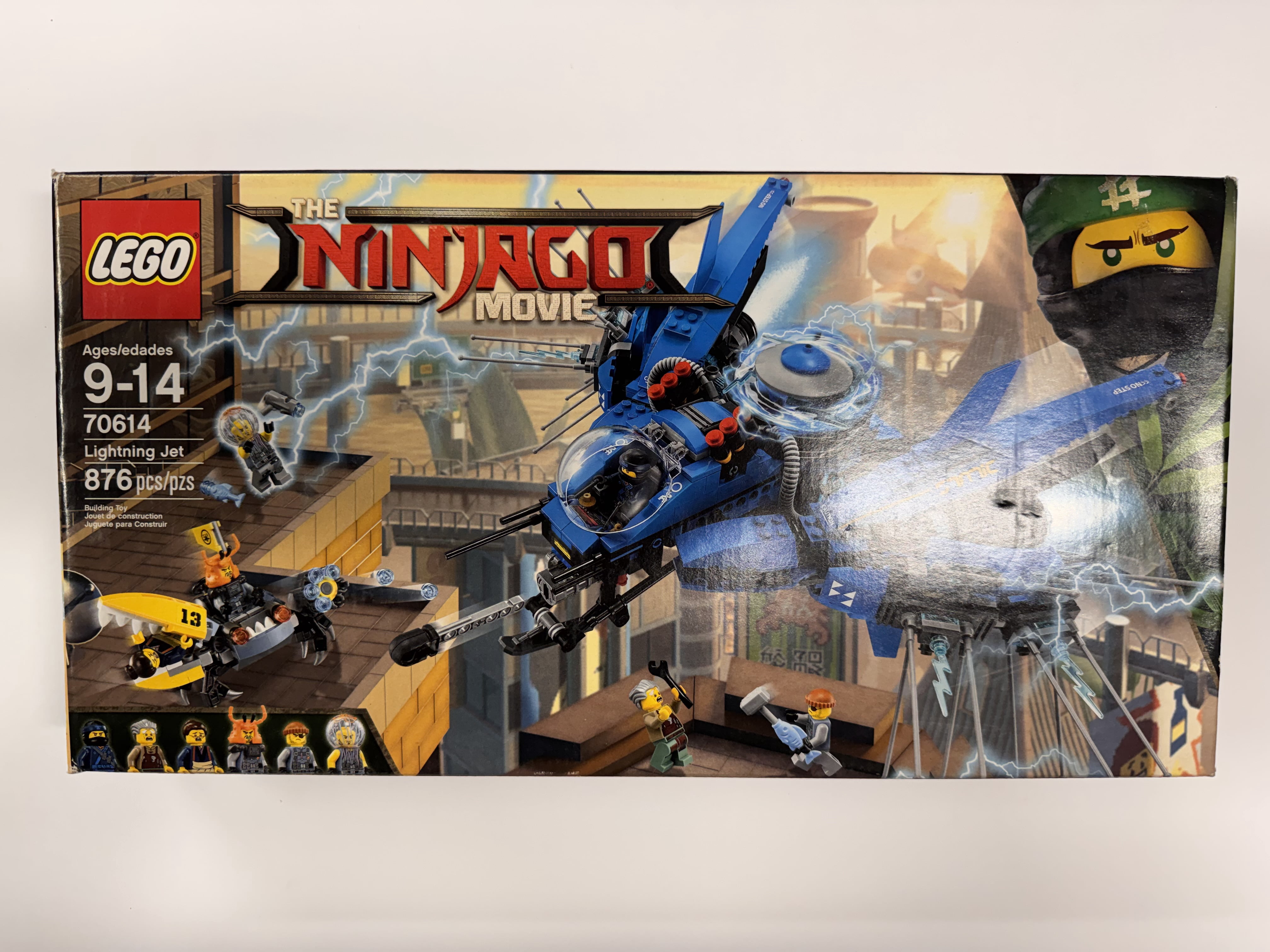 LEGO Ninjago Movie Lightning Jet 70614 (876 Pieces) - Walmart.com