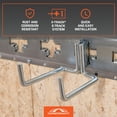 Winston Products 1708 Zinc Plated Extended Dual Arm Tool Hook - Walmart ...