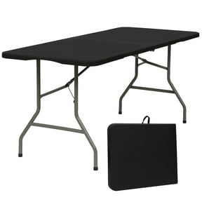 Rhino 6X18 Resin Banquet Table - Brown - Stain-Resistant - Walmart.com