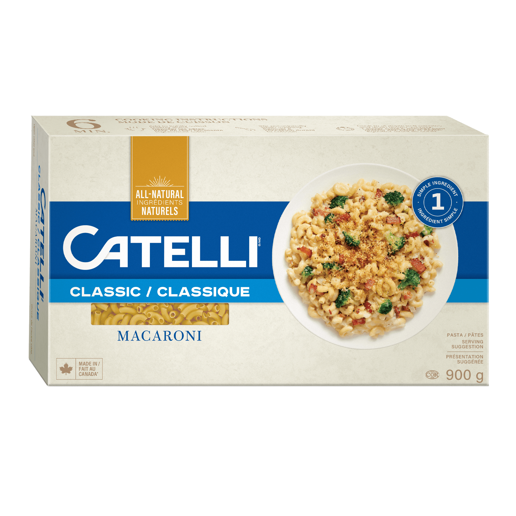 Click here for Catelli Classic All-Natural Macaroni Pasta 900g 90... prices