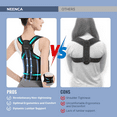 NEENCA Adjustable Back Brace Posture Corrector, Back Straightener ...