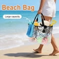 Black Branches Beach Bag for Women, Large Breathable Mesh Beach Tote ...