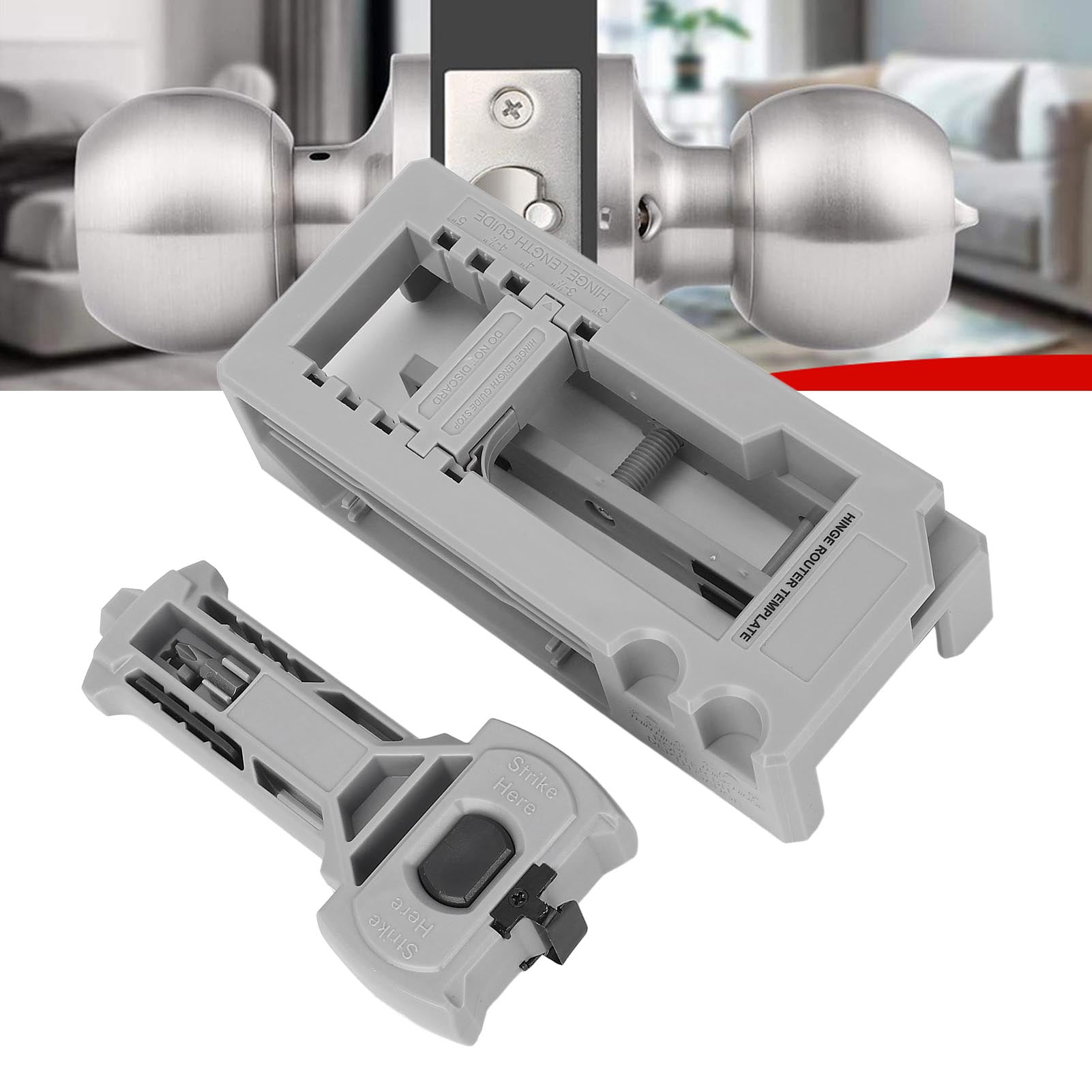 Door Hinge Mortiser Latch Kit, Door Hinge Latch Installation Kit ...