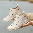 Men's Summer High-Top Hollow-Out Casual Sandals, Design with Soft, Wear ...