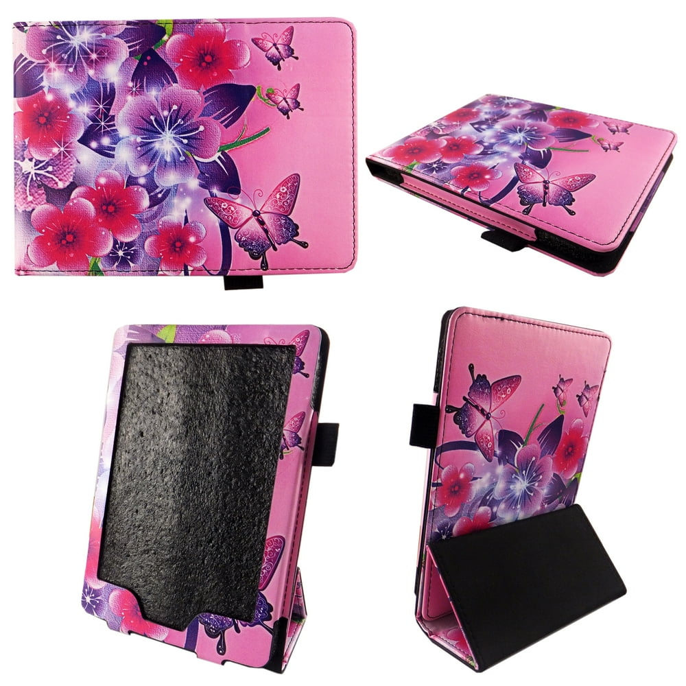 Butterfly Flower Pink Case for All-new Kindle 6 inch (10th Gen, 2019 ...