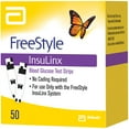 FREESTYLE INSULINX Blood Glucose Test Strips 50 CT BOX HSA/FSA Eligible ...