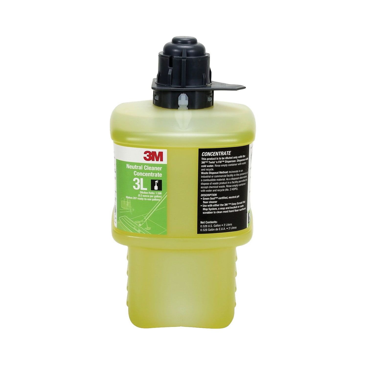 3M Neutral Cleaner Concentrate 3L Gray Cap 2 - Walmart.com