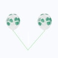 PENIKOKO 100 Pcs Themed Birthday Balloons Green Latex Balloons ...