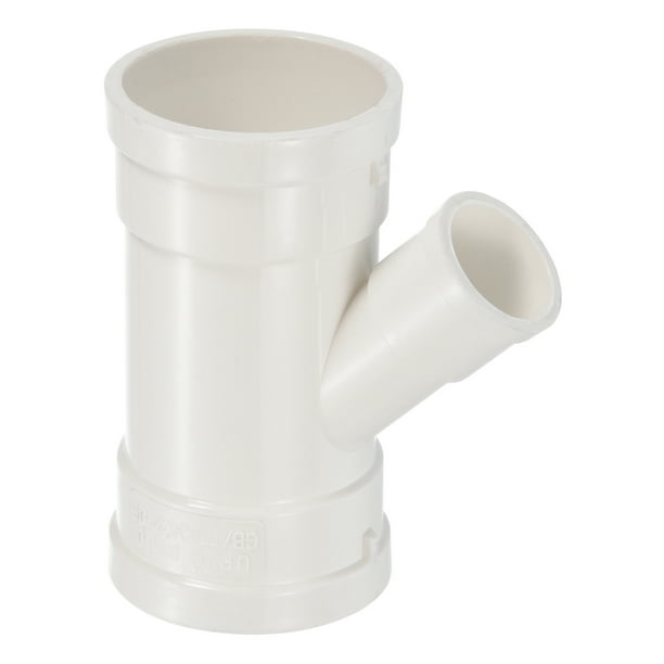 Uxcell Duct Hose Y Shaped Connector Wye Pipe Splitters, 2" to 1", White ...