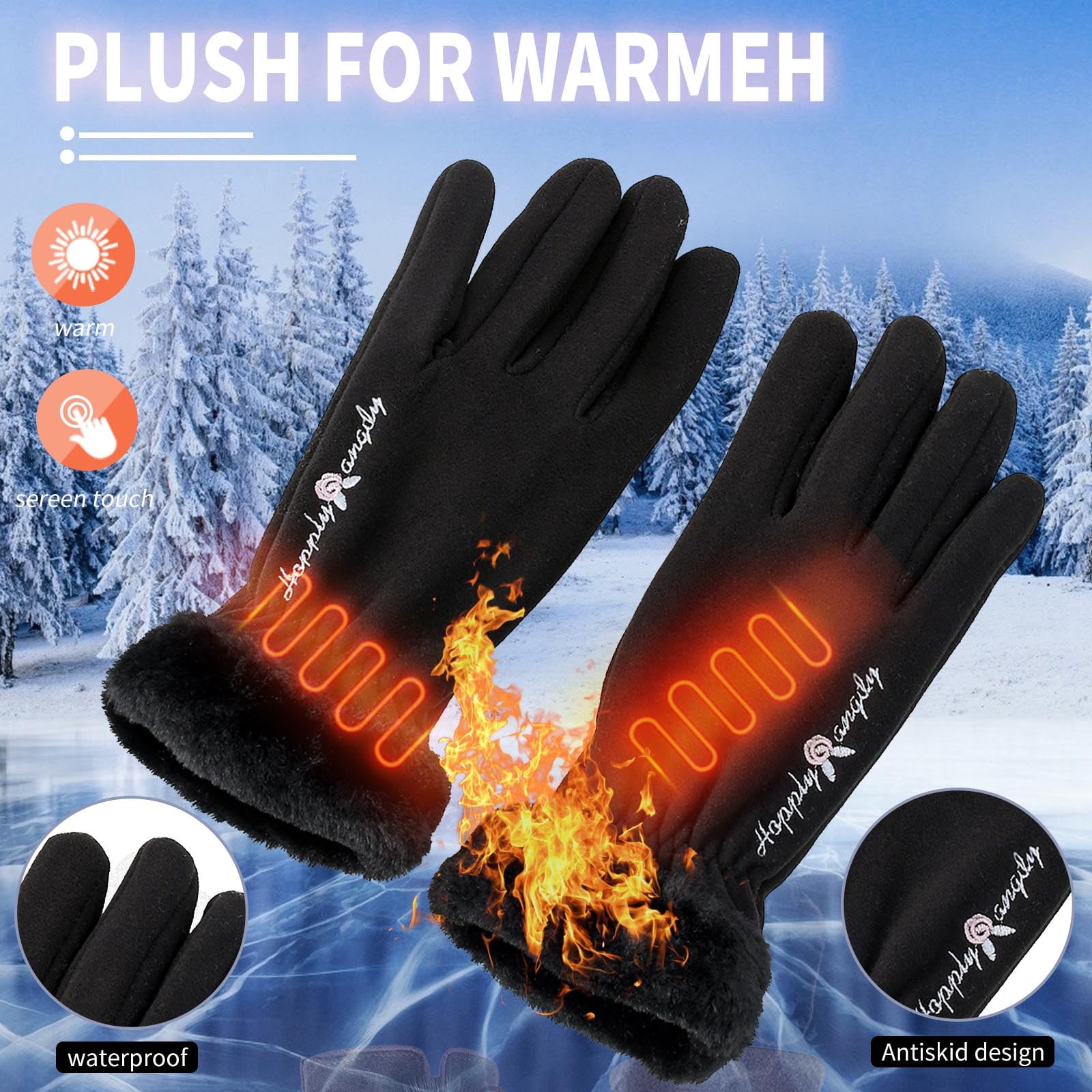 Click here for Timifis Ski & Snow Gloves - Waterproof & Windproof... prices