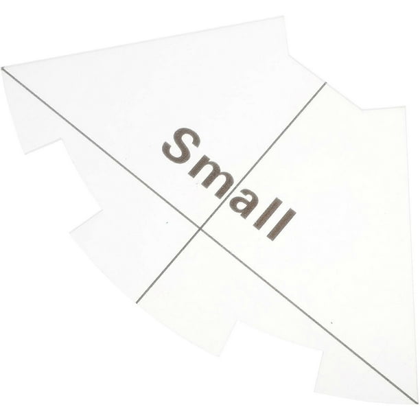 Quilting Ruler Triangle Patchwork Cutting Template Quilting Template Ruler (S) | Walmart en línea