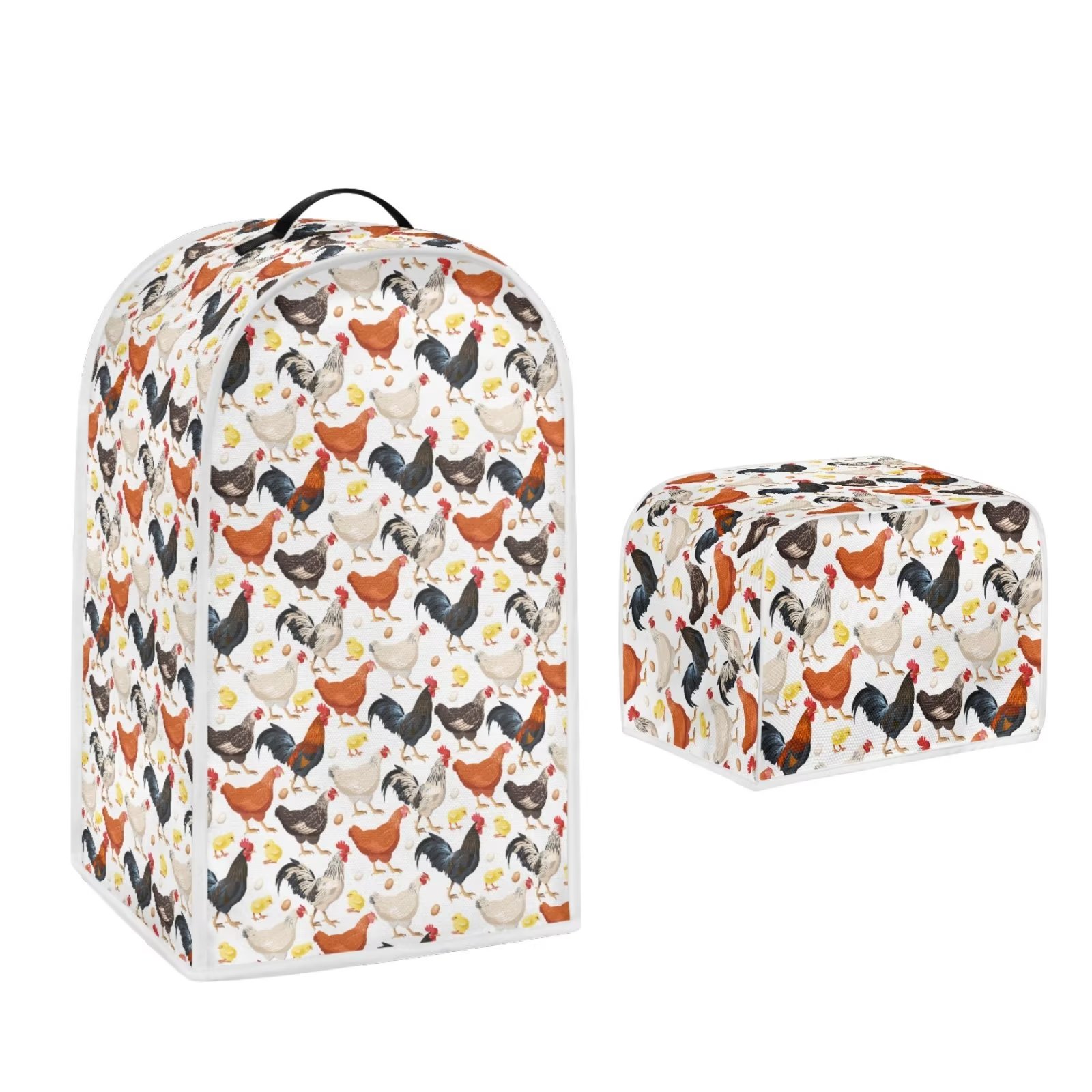 NETILGEN 2 Pieces Set Chicken Family Blender Cover Dust Cover Oil-Proof ...