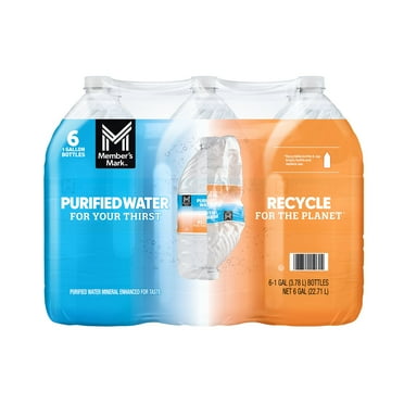 Member's Mark Plus+ Alkaline Bottled Water 1L., 18 pk. - Samsclub.com