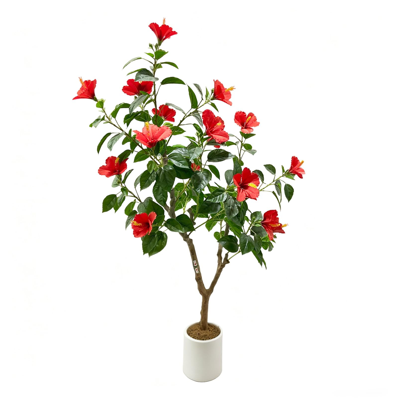 Click here for Beesclover Tall Faux Hibiscus Tree  Potted Artific... prices