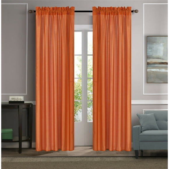 Orange Curtains