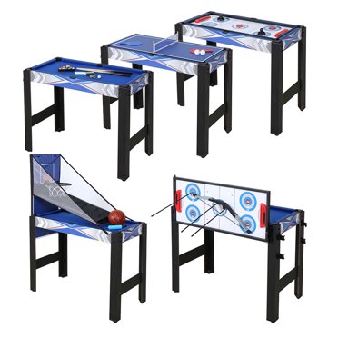 HLC 5 in 1 Multi-game Table,Football,Hockey,Table Tennis,Snooker,Basket ...