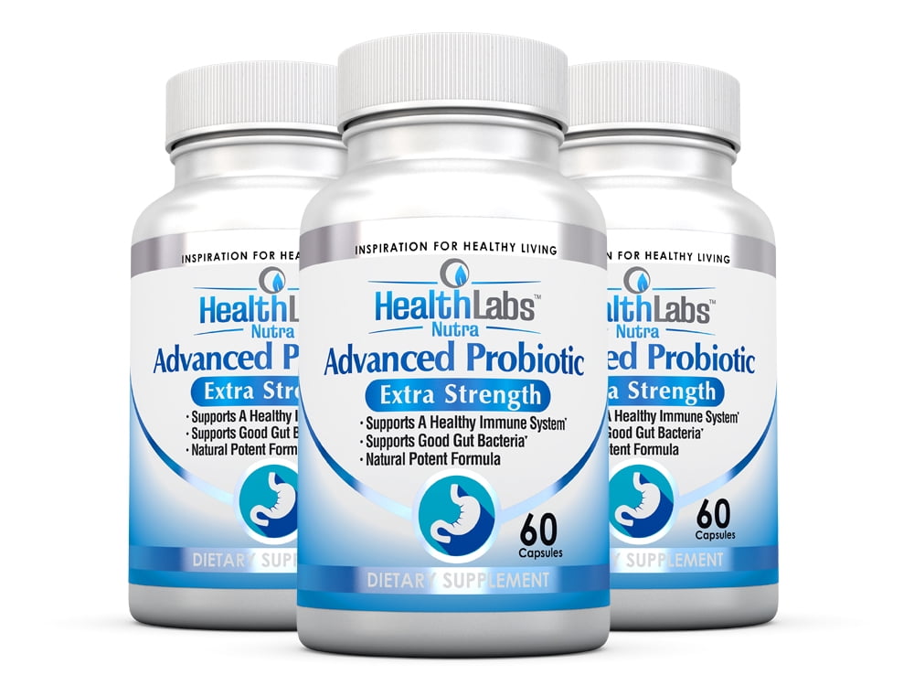 Health Labs Nutra Advanced Probiotic Extra Strength Supplement ...
