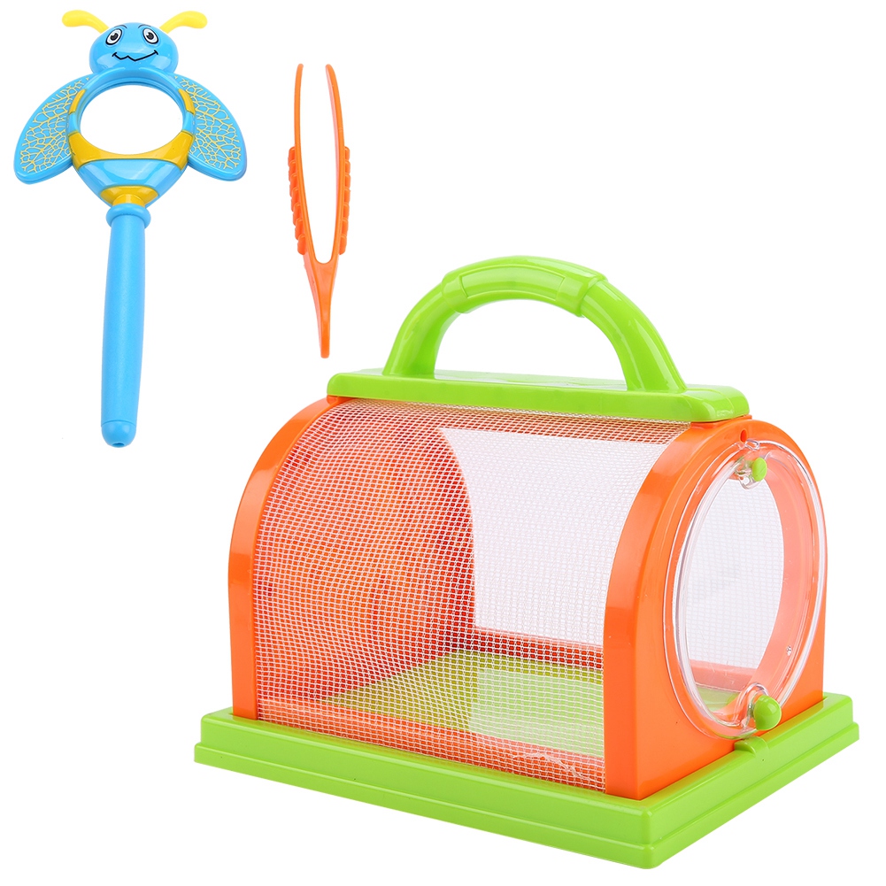 Rdeghly Insect Cage Outdoor Carrying Handle Portable Bug House for Kids ...