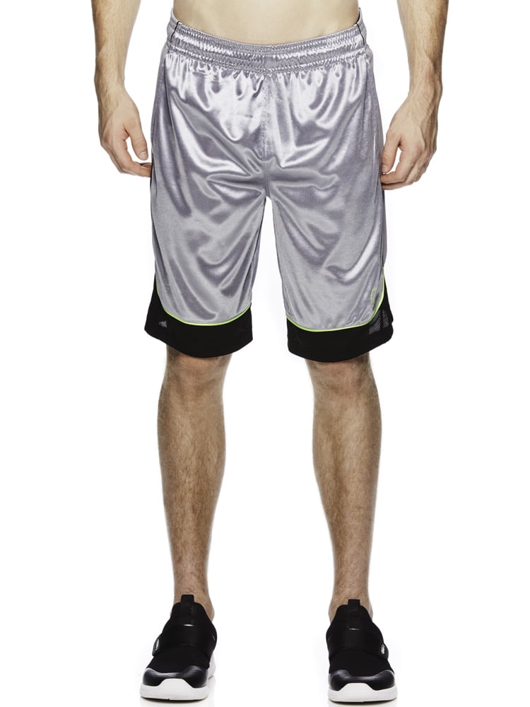 AND1 Men's Colorblock Basketball Shorts, Up to 5XL - Walmart.com