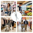 4 Pcs Shopping Cart Token Keychain, Portable Aluminum Alloy Trolley ...
