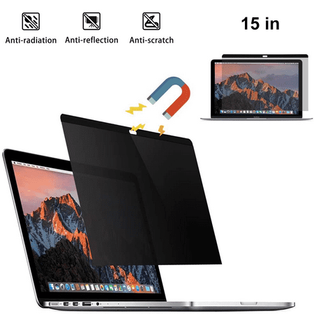 Compatible with MacBook Pro Retina 13/15 Inch, Magnetic Privacy Screen ...