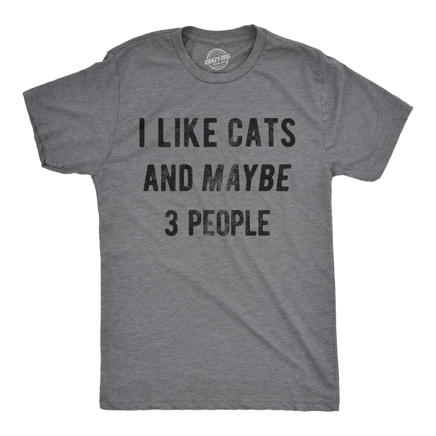 Click here for Crazy Dog T-Shirts Mens I Like Cats And Maybe 3 Pe... prices