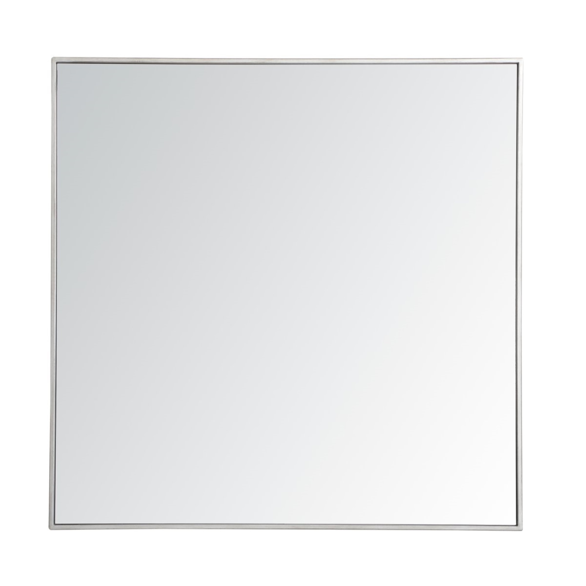 Metal frame square mirror 36 inch in Sliver - Walmart.com