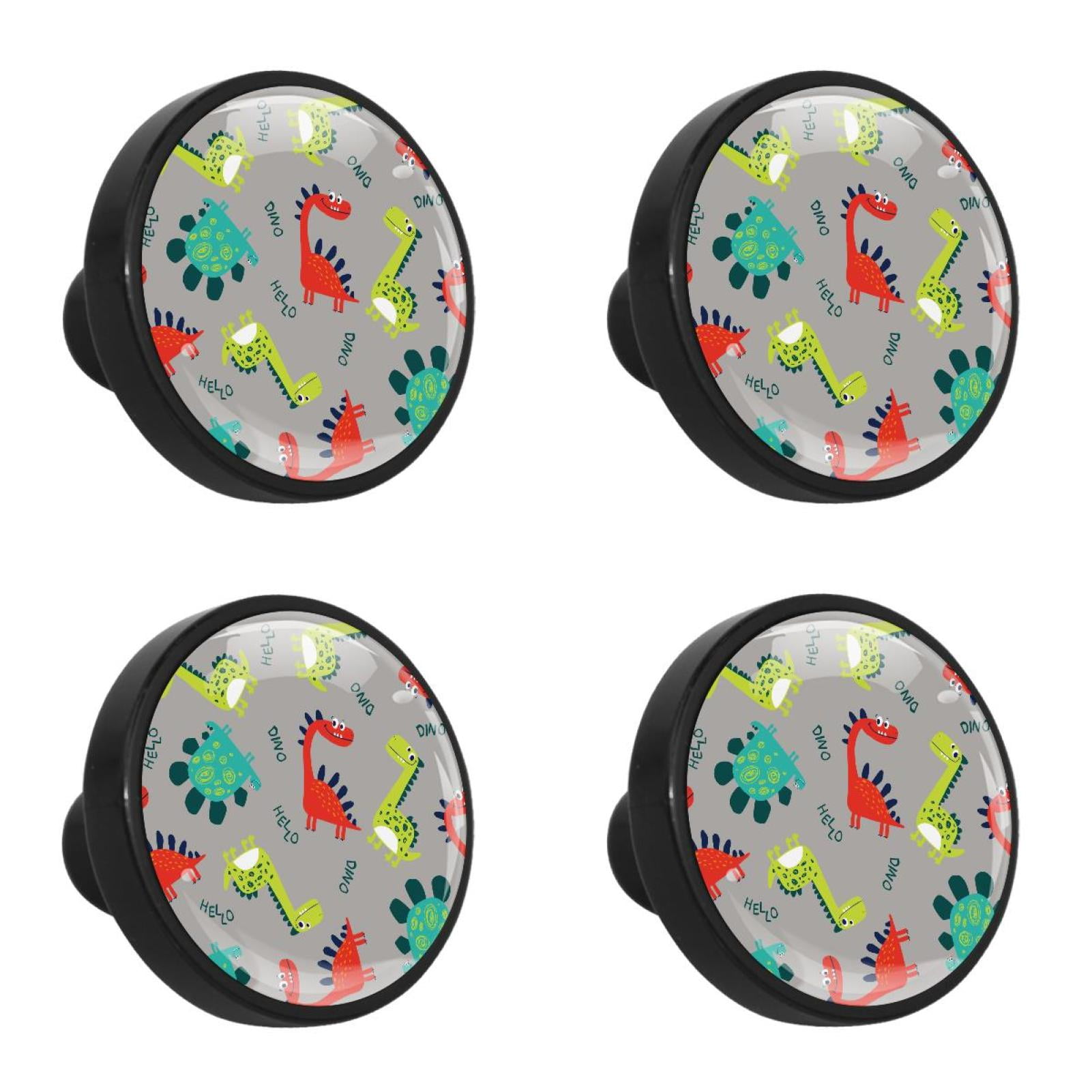 4 Pcs Dinosaur Knobs for Kitchen Cabinet Cupboard Dresser Bookcase ...