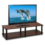 Furinno Just No-Tools Wide TV Stand - Easy Assembly, Low Rise, Suitable ...