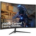 Z-EDGE UG27 27-Inch LED Curved Gaming Monitor 200Hz(DP) 144Hz(HDMI) 1ms ...