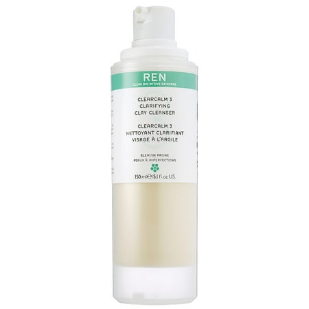 REN - REN ClearCalm 3 Clarifying Clay Facial Cleanser, 5.1oz - Walmart ...