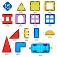 Magblock Magnetic Tiles Toy, 120 Piece 3D Building Blocks Set - Walmart.com