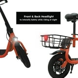 Lohoms 450W 36V Foldable Electric Scooter Bike, Adult E-Moped with Seat ...